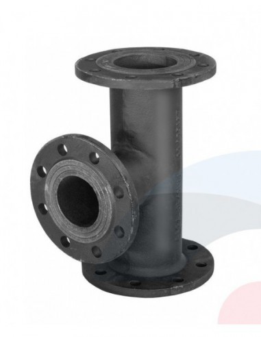 Tee de Fierro Dúctil unión Brida