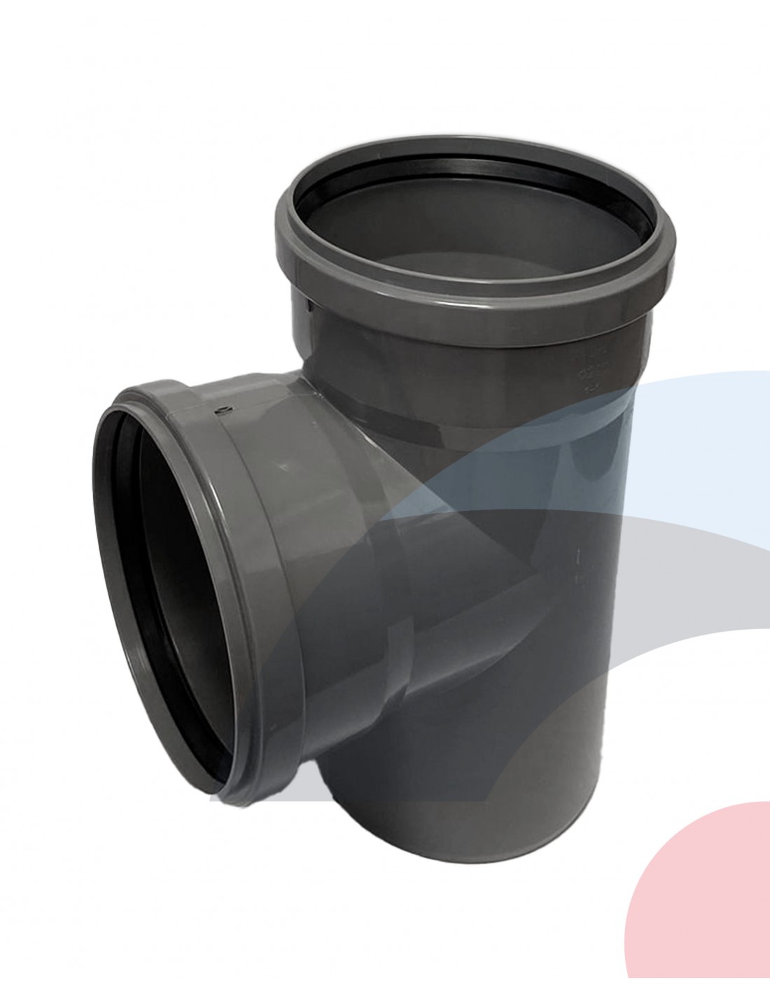 Tee de PVC Colector Inyectada